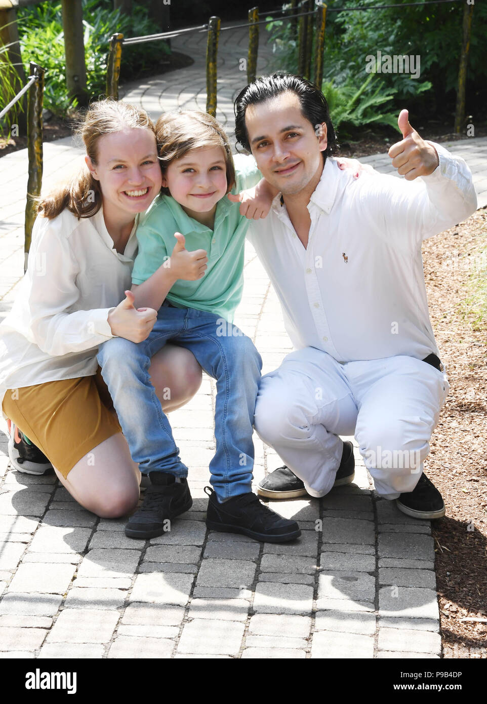 Rust, Germany. 17th July, 2018. The 8 year old 'turbo pupil' Laurent ...