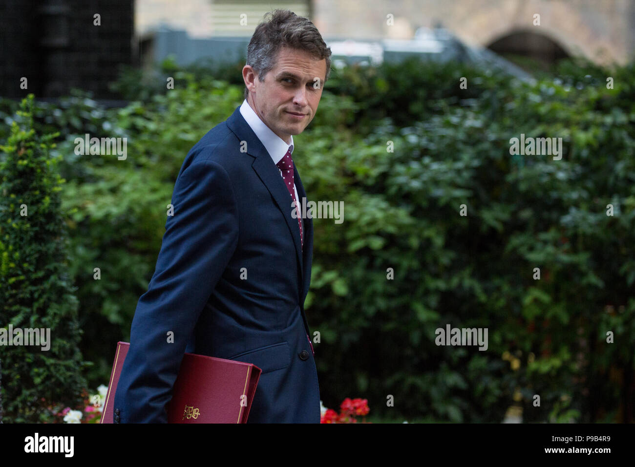 London, UK. 17th July, 2018. Gavin Williamson MP, Secretary of State ...