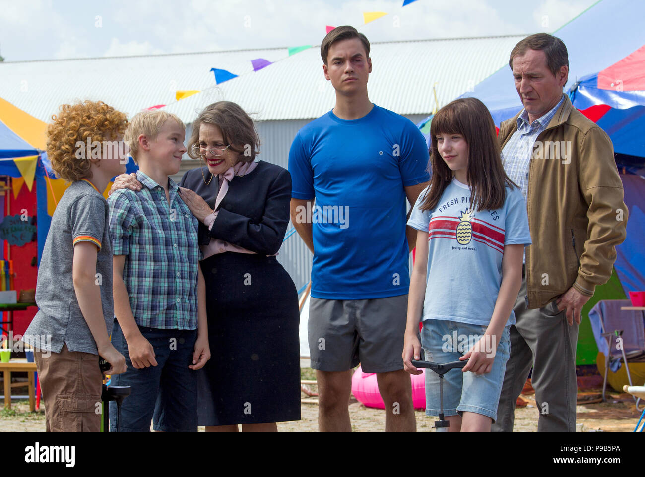 Merseburg, Germany. 17th July, 2018. The actors (L-R) Leopold Ferdinand ...