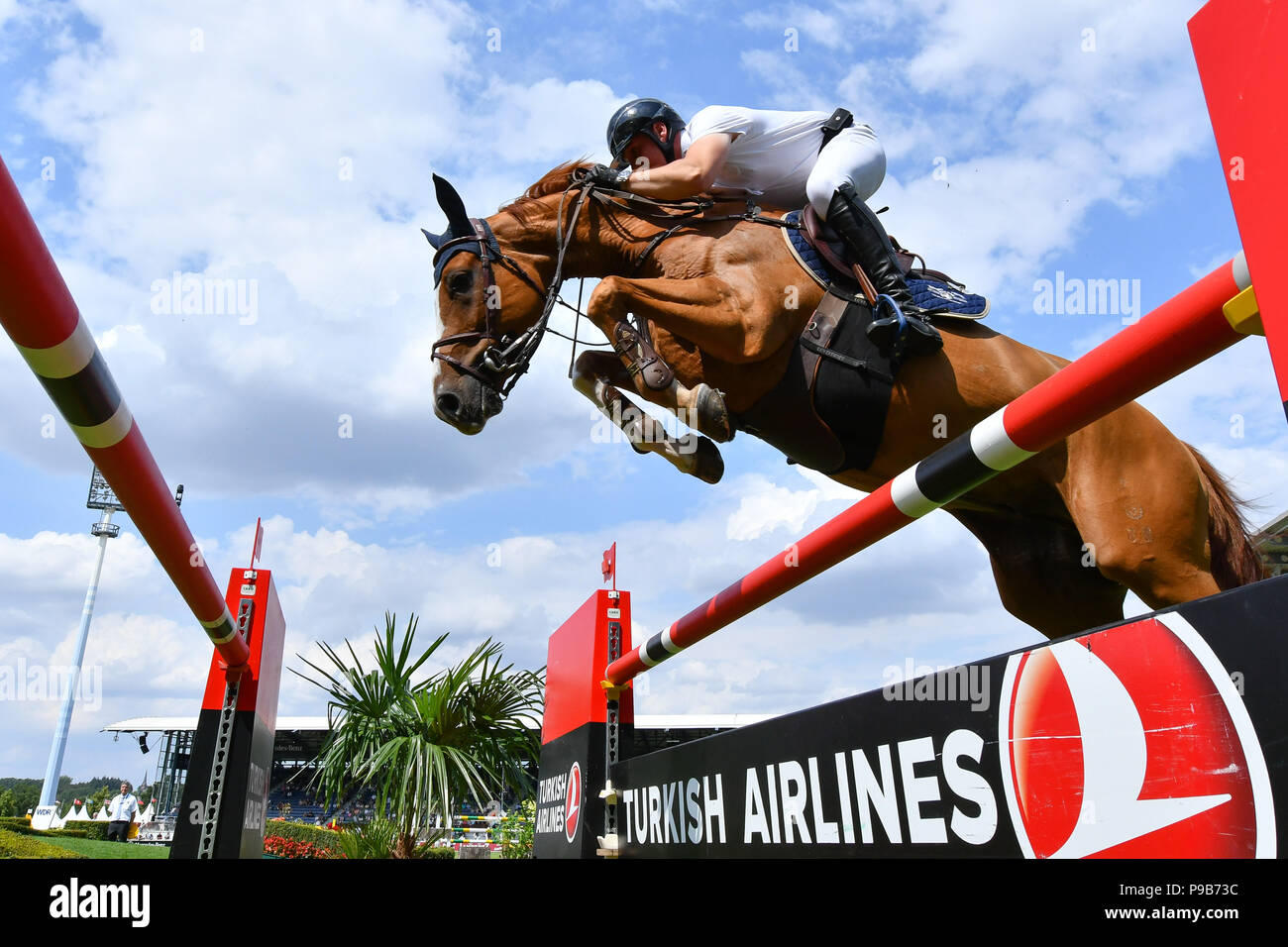 Aachen, Germany. 17th July, 2018. CHIO, equestrian, jumping. The German ...