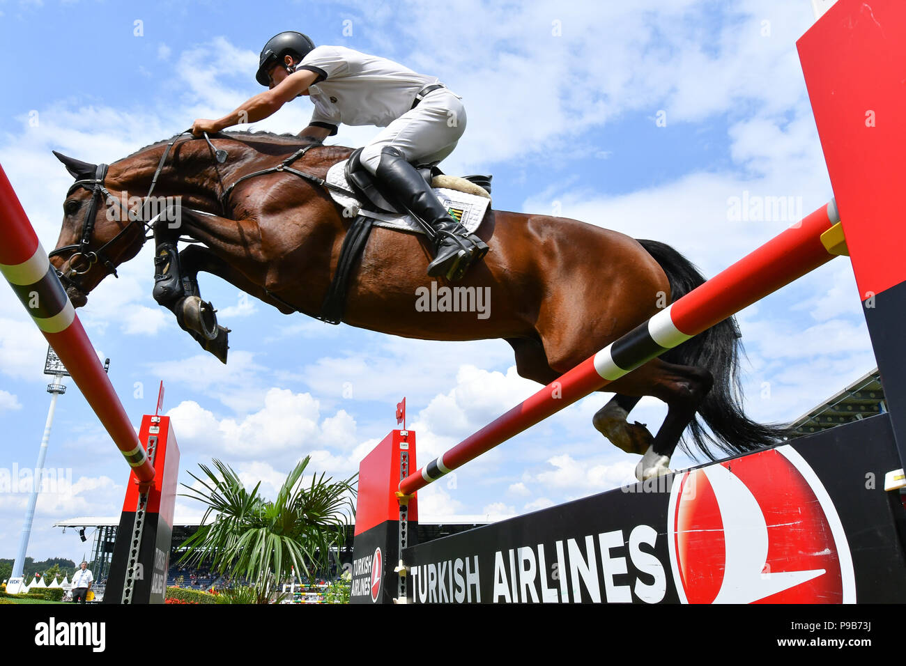 Aachen, Germany. 17th July, 2018. CHIO, equestrian, jumping. The German ...