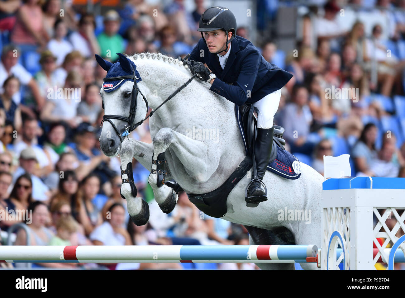 Aachen, Germany. 17th July, 2018. CHIO, equestrian, jumping. The German ...