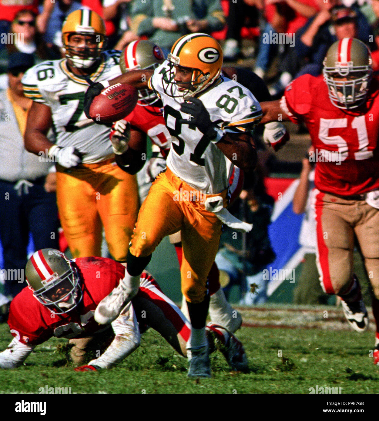 San Francisco, California, USA. 6th Jan, 1996. San Francisco 49ers vs ...