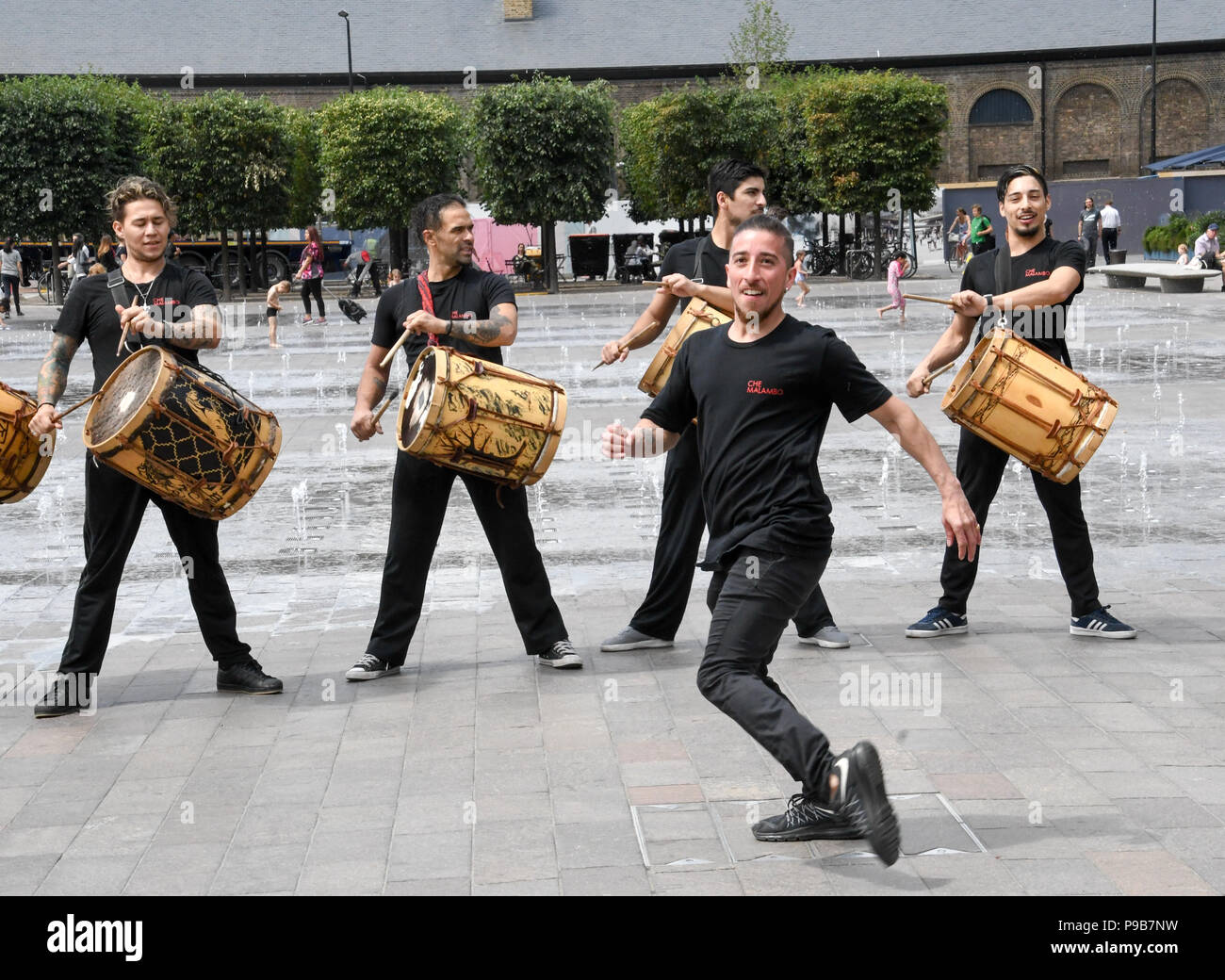 King Cross, London, UK. 17th July 2018. A taste of all-male Argentinian ...
