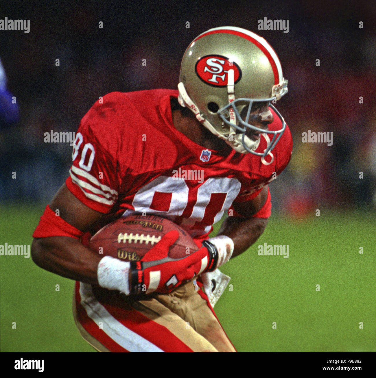 Jerry rice 1995 hi-res stock photography and images - Alamy