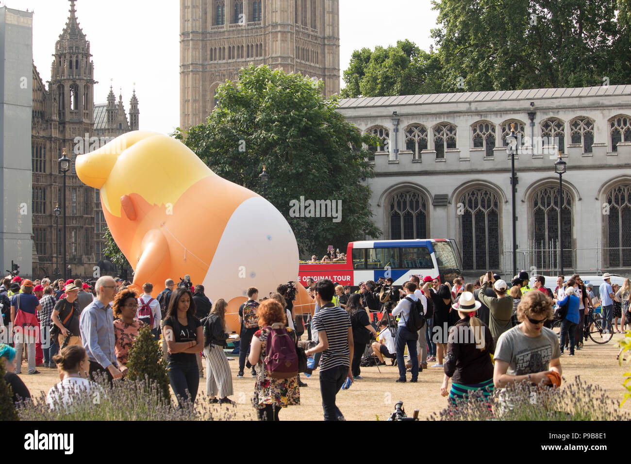 Before the rise of the giant 'Trump Baby' inflatable balloon at the ...
