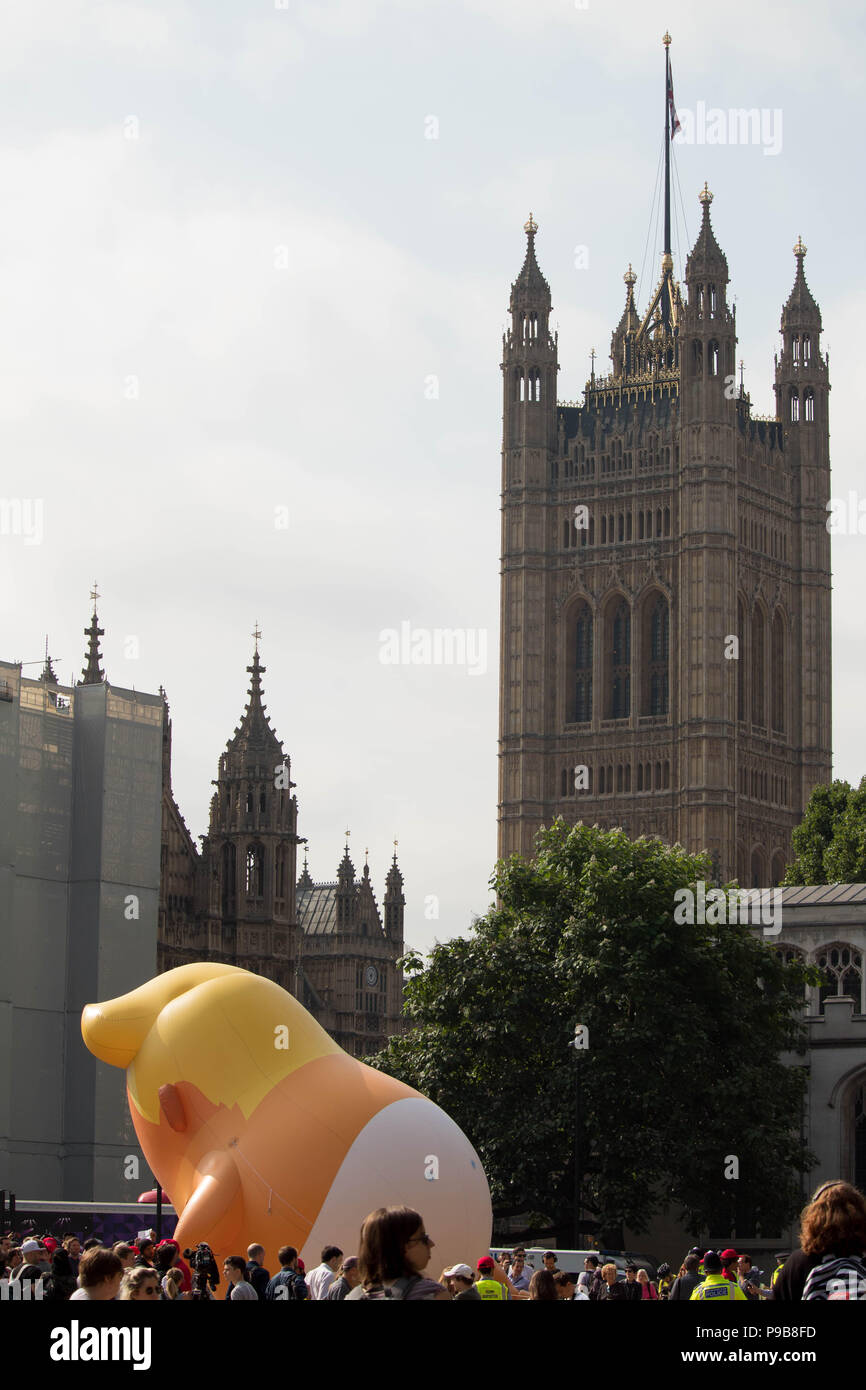 Before the rise of the giant 'Trump Baby' inflatable balloon at the ...