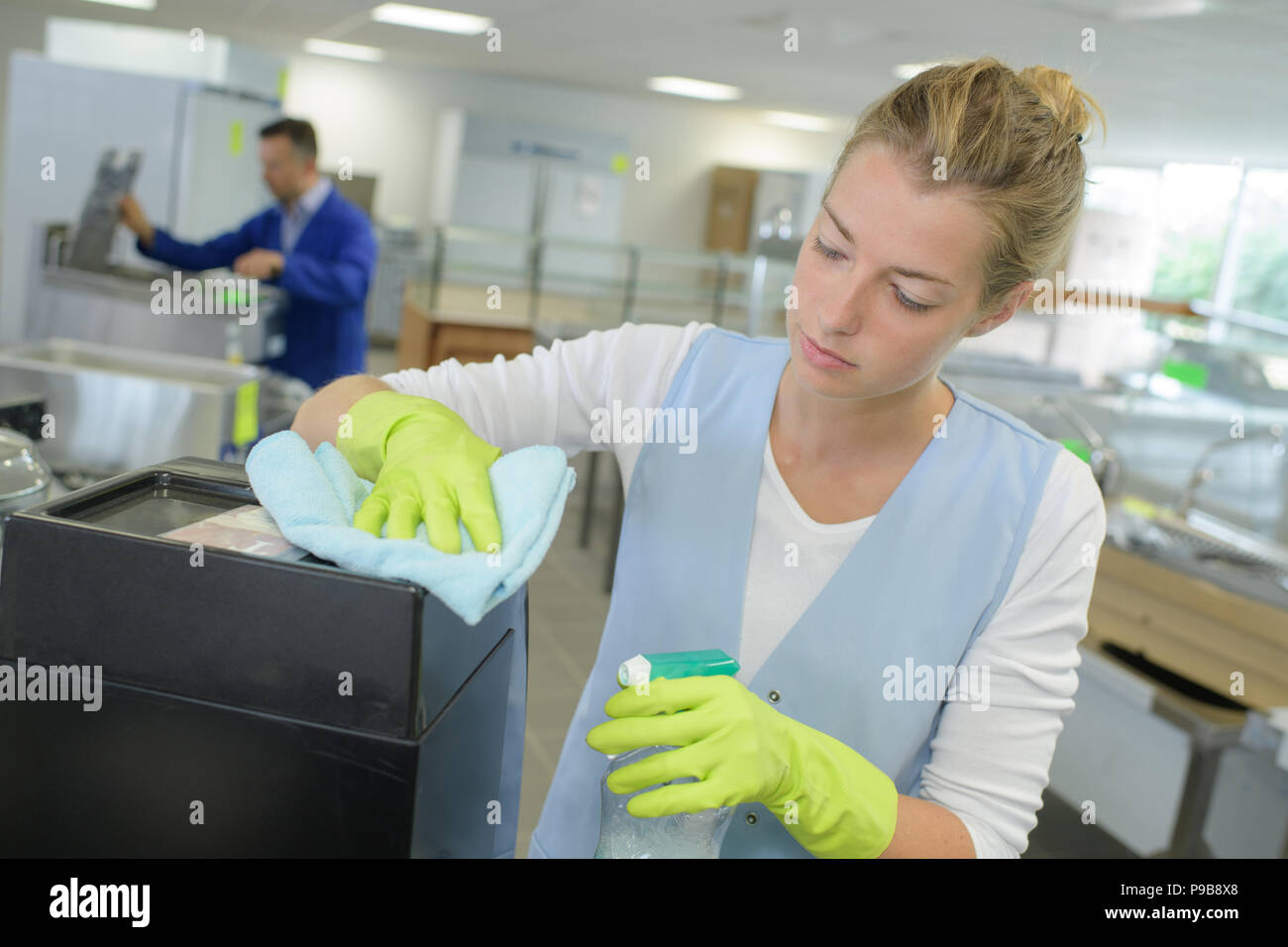 Professional office monitor cleaning hi-res stock photography and ...