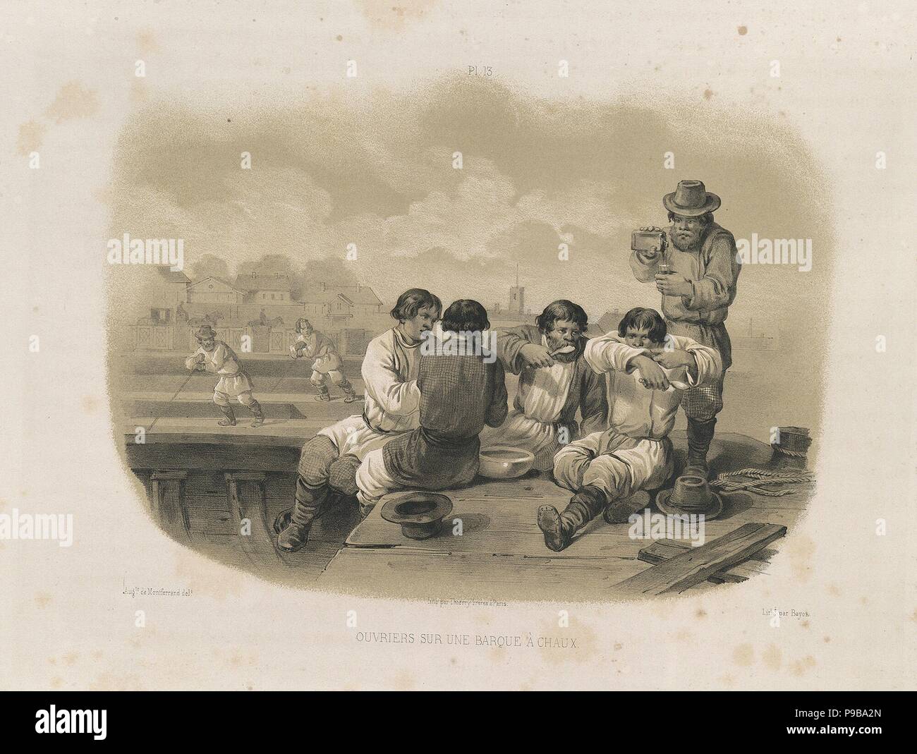 Builders on a boat (From: The Construction of the Saint Isaac's ...