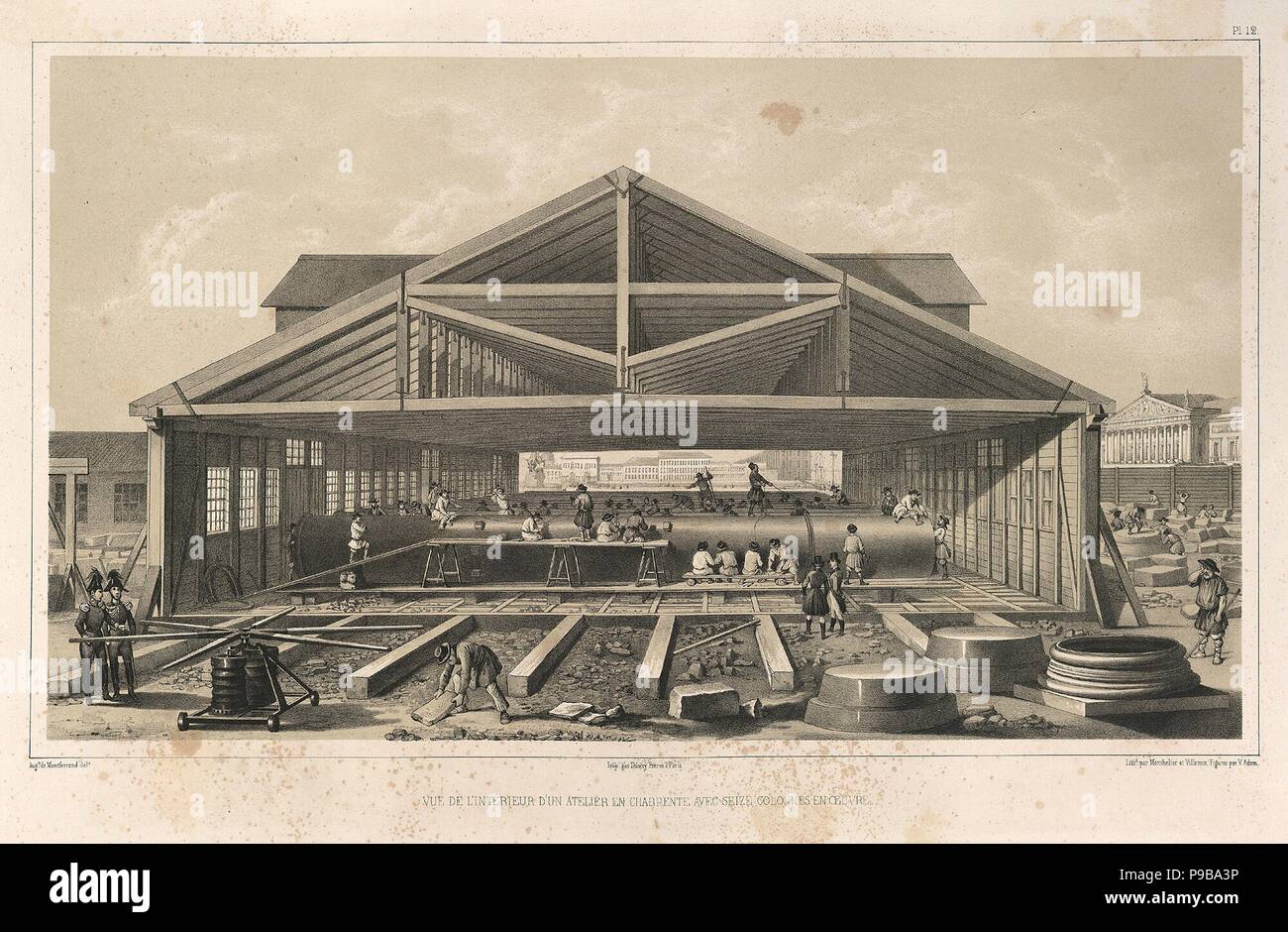 Stone Mason's Workshop (From: The Construction of the Saint Isaac's ...