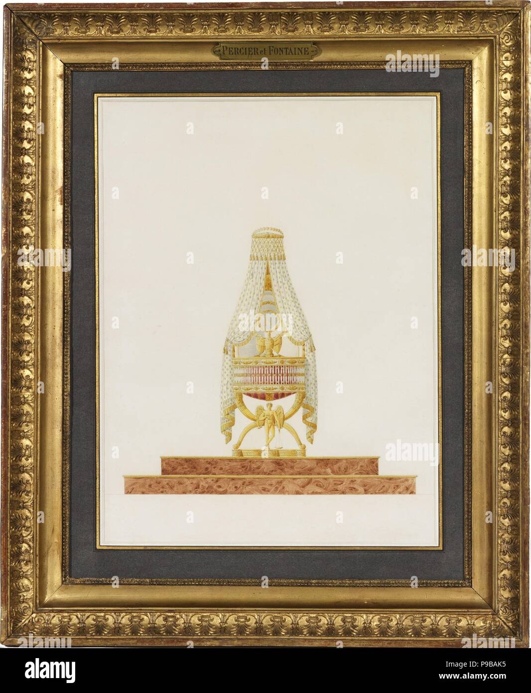 Design of the Bassinet for His Majesty the King of Rome. Museum ...