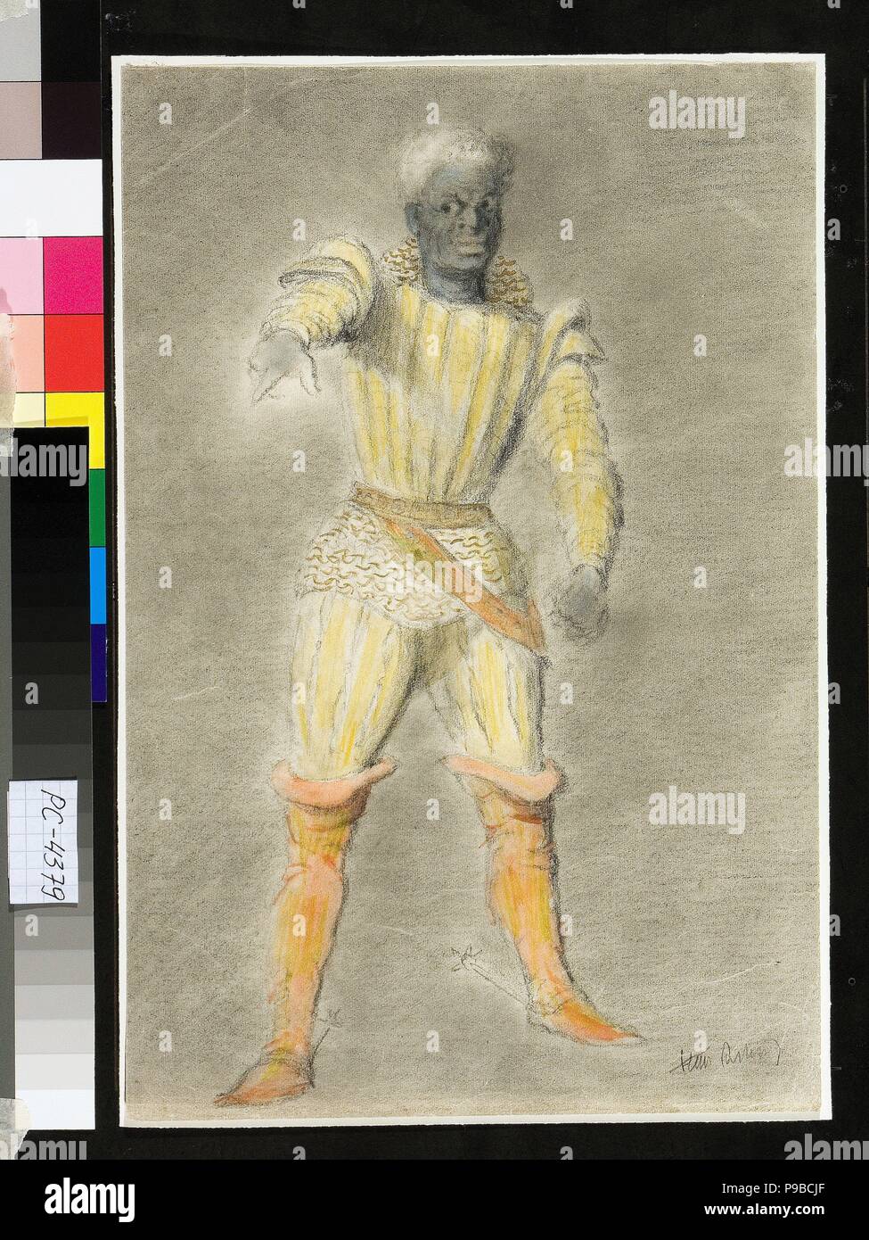 Othello. Costume design for the play Othello by W. Shakespeare. Museum ...
