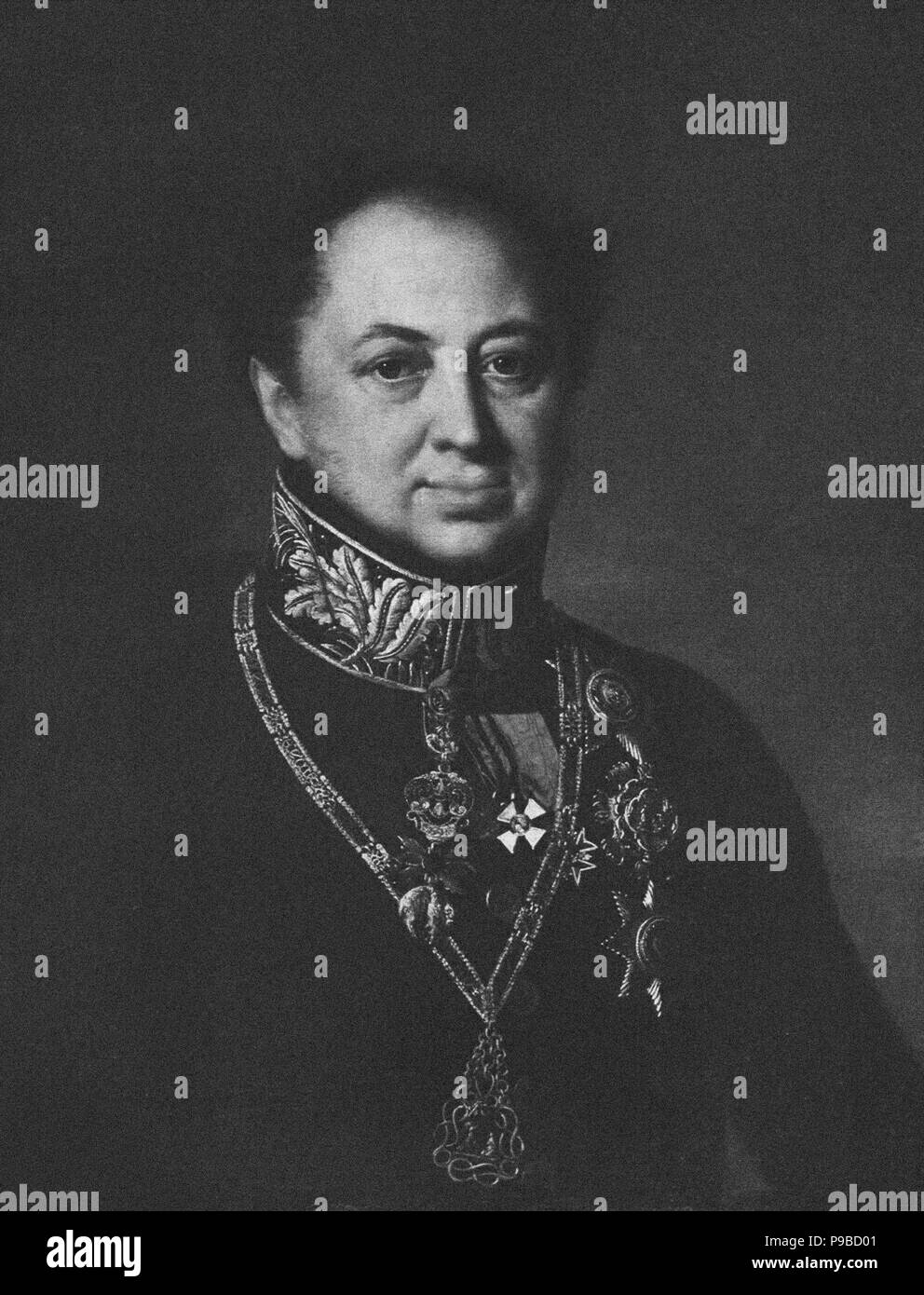 Portrait of Dmitry Pavlovich Tatischev (1767-1845). Museum: Russian ...