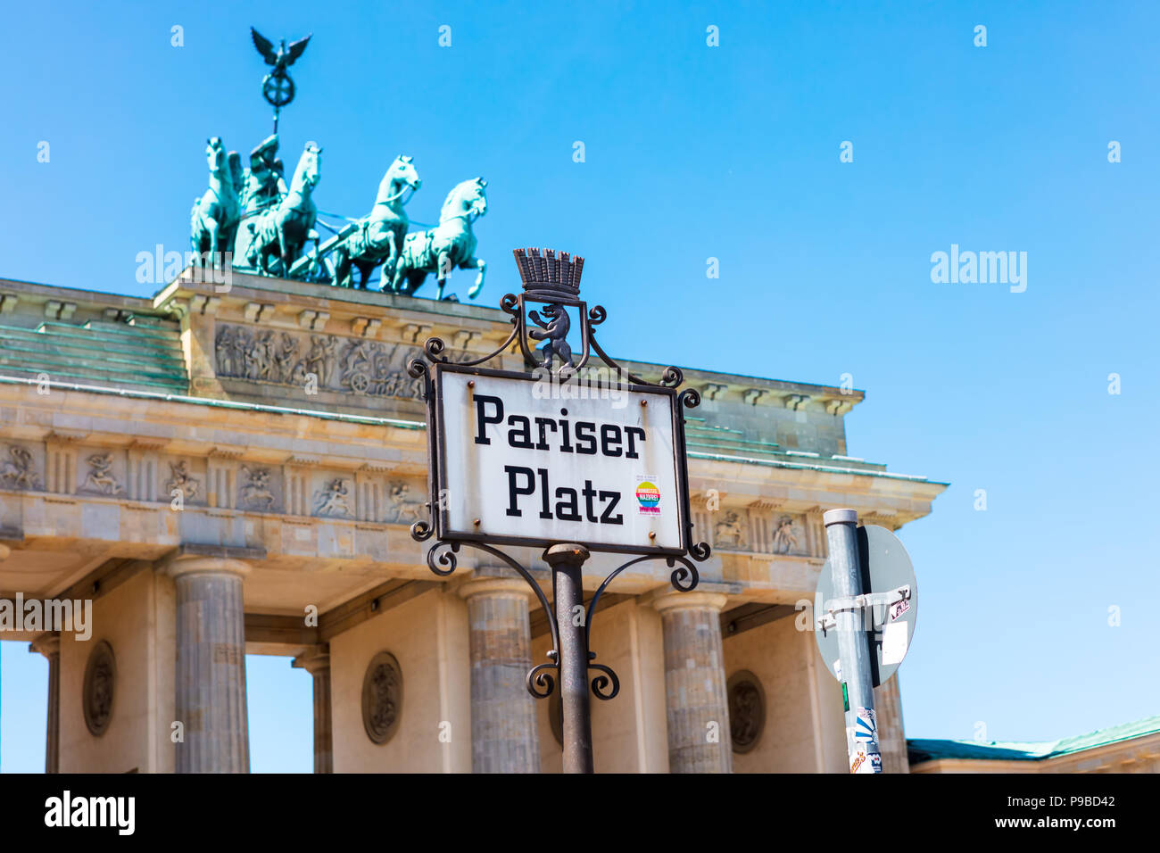 Brandenburger Tor is the most iconic landmark in Berlin Stock Photo - Alamy