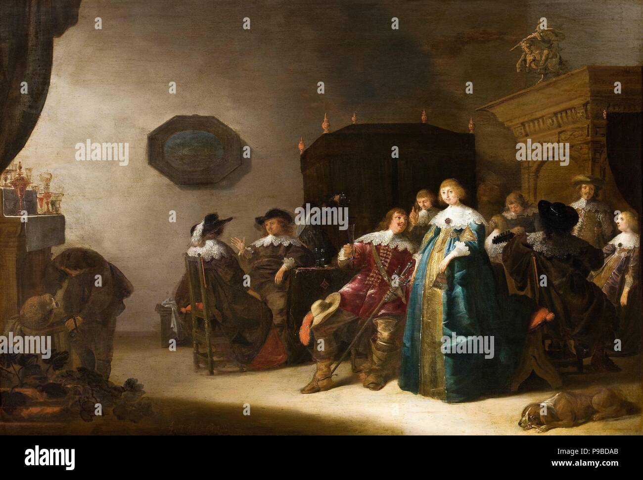 Merry Company. Museum: Hallwylska Museet, Stockholm Stock Photo - Alamy