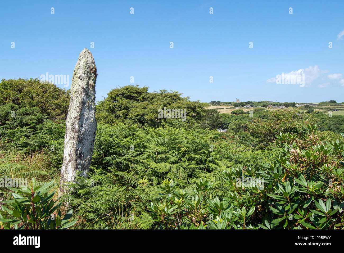 Menhir standing stone hi-res stock photography and images - Alamy