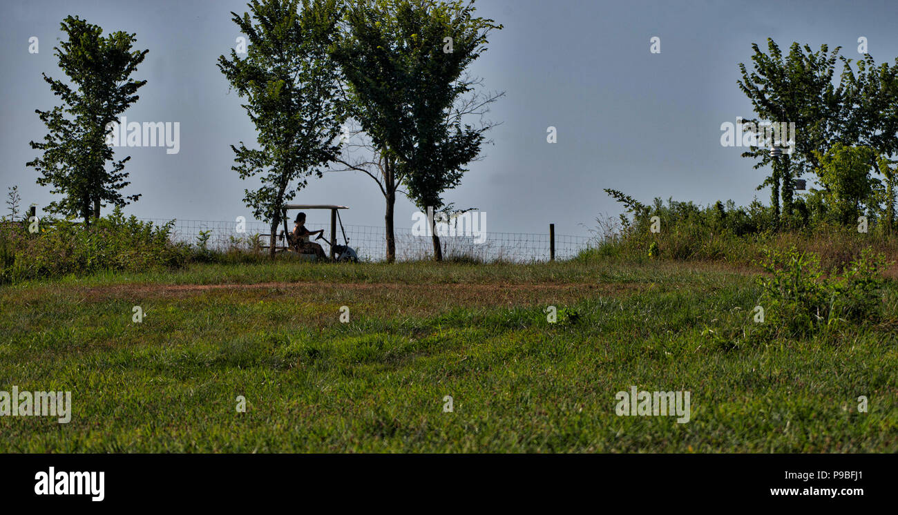 UNITED STATES: July 16, 2018: Staff patrols some of the 900 acres of ...