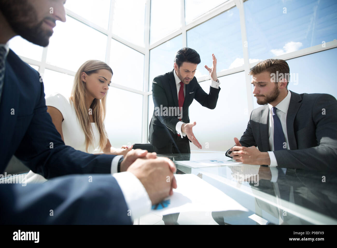 Angry business meeting hi-res stock photography and images - Alamy
