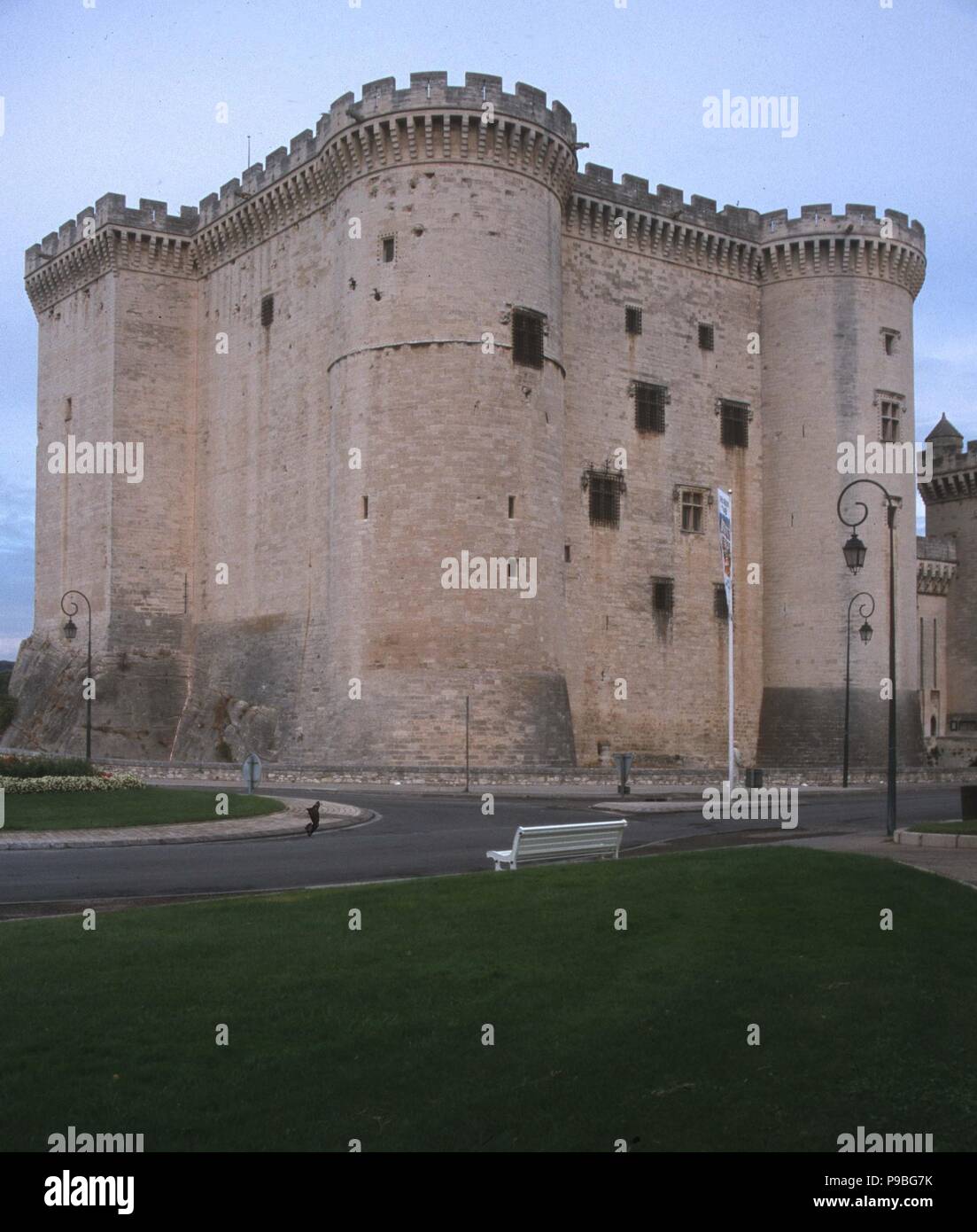 The Castle at Tarascon (15th century), Provence Stock Photo - Alamy