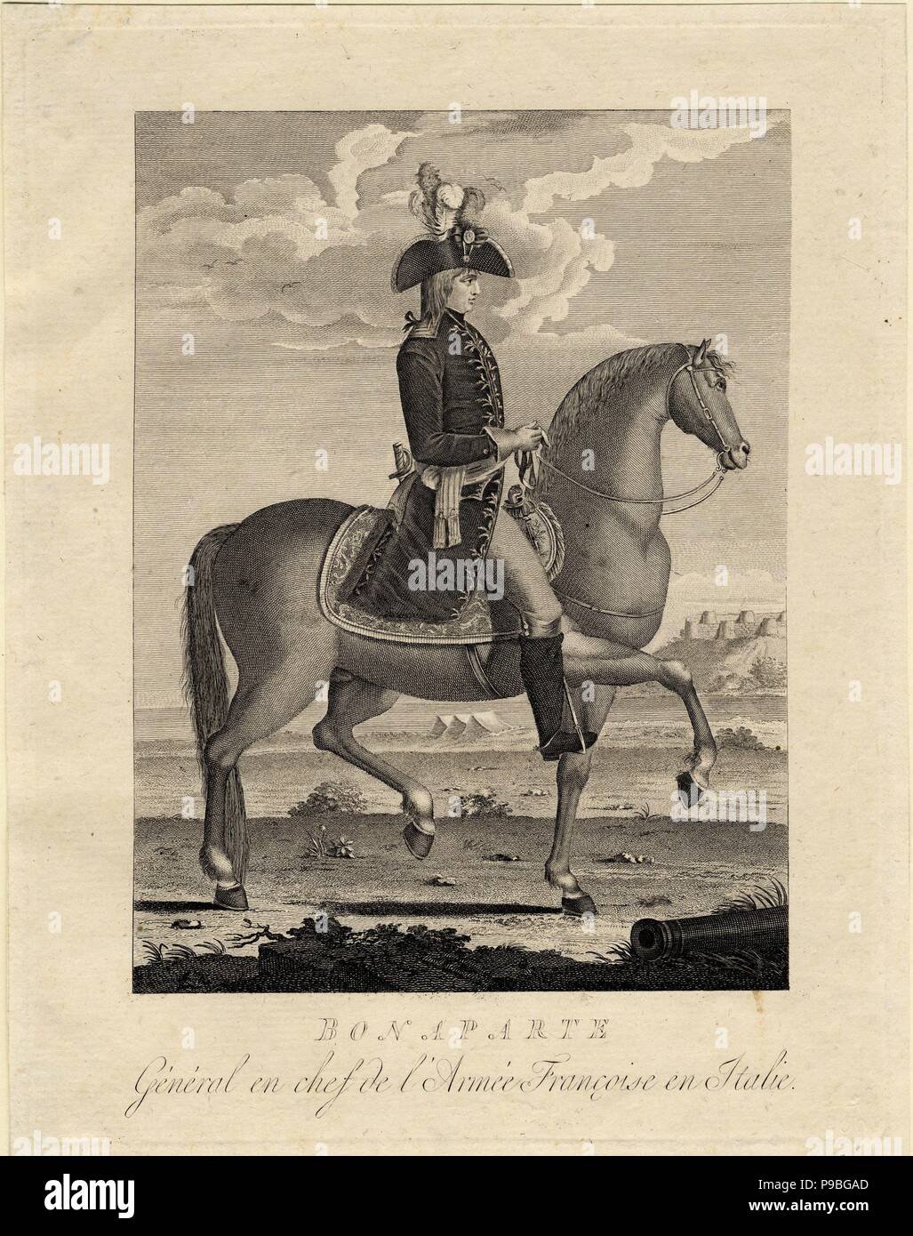 Napoleon as commander of the Army of Italy. Museum: PRIVATE COLLECTION ...