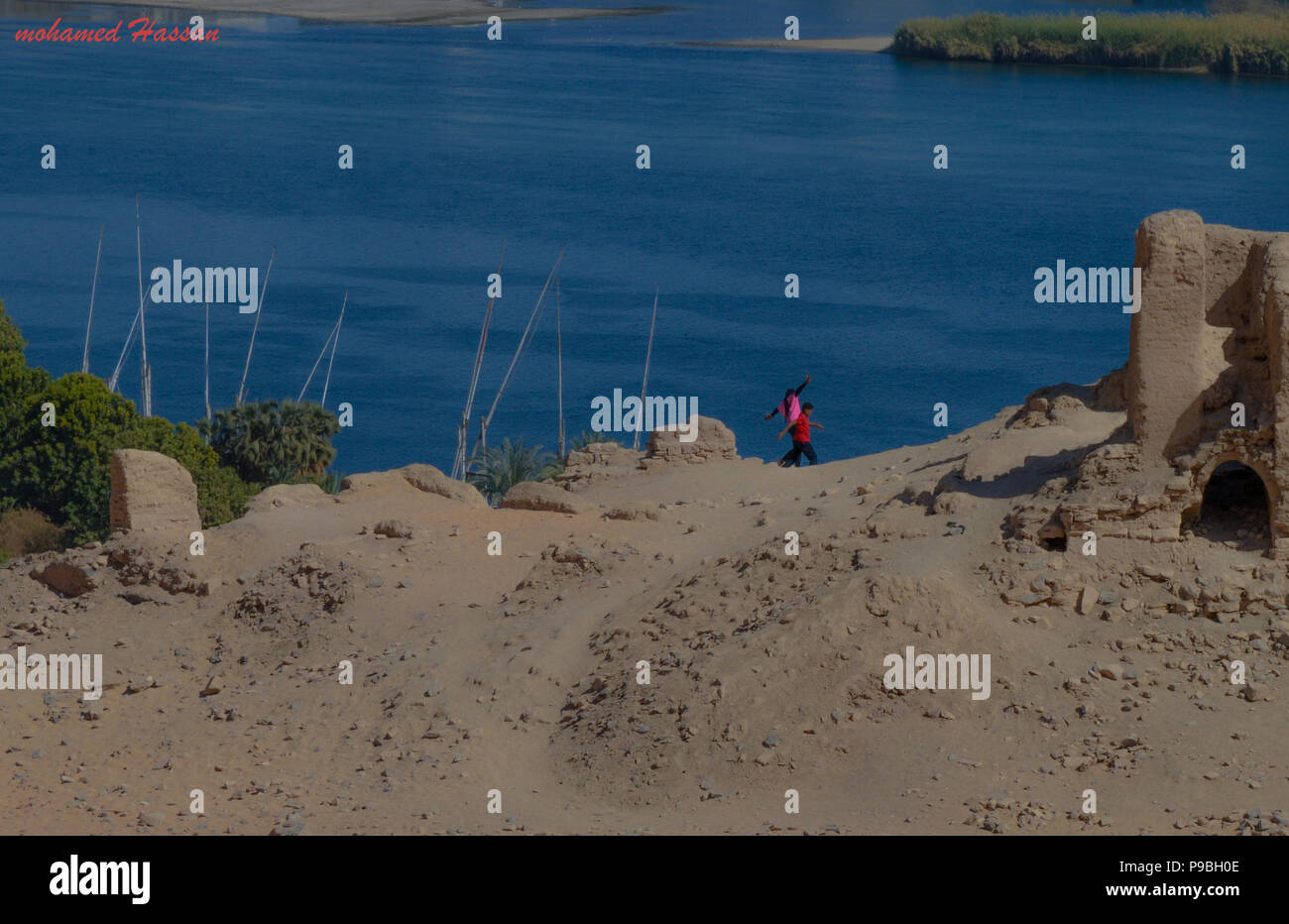 photo for aswan city in Egypt Stock Photo - Alamy