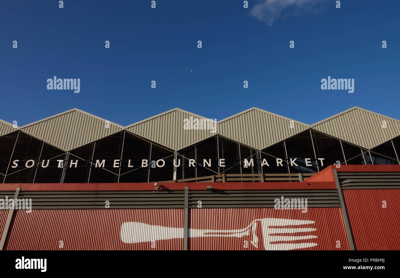 South Melbourne Market Stock Photo - Alamy