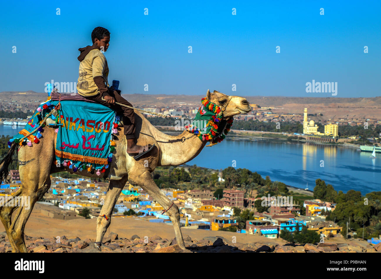 photo for aswan city in Egypt Stock Photo - Alamy