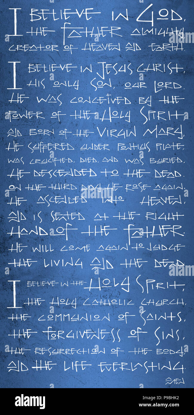 Hand drawn ink illustration or drawing of the religious Christian ...