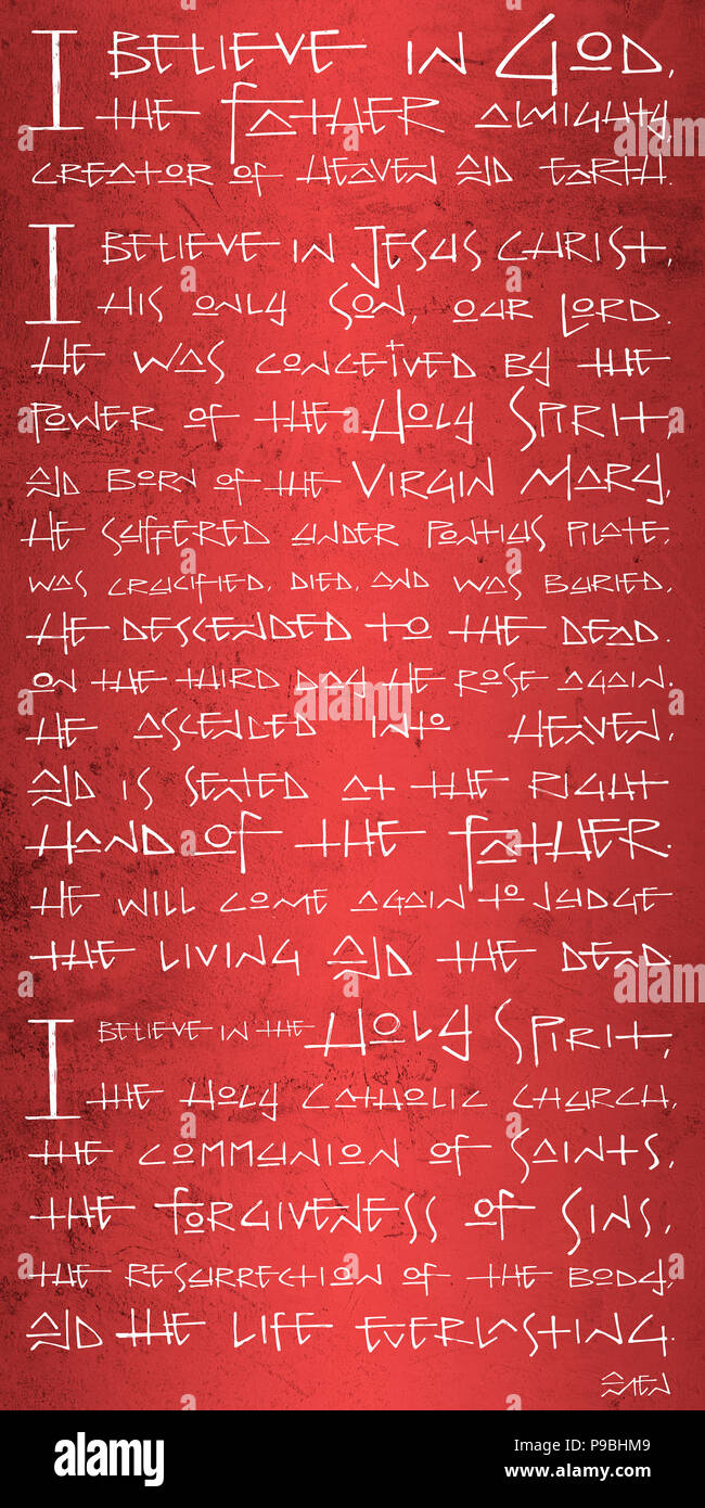 Hand drawn ink illustration or drawing of the religious Christian ...