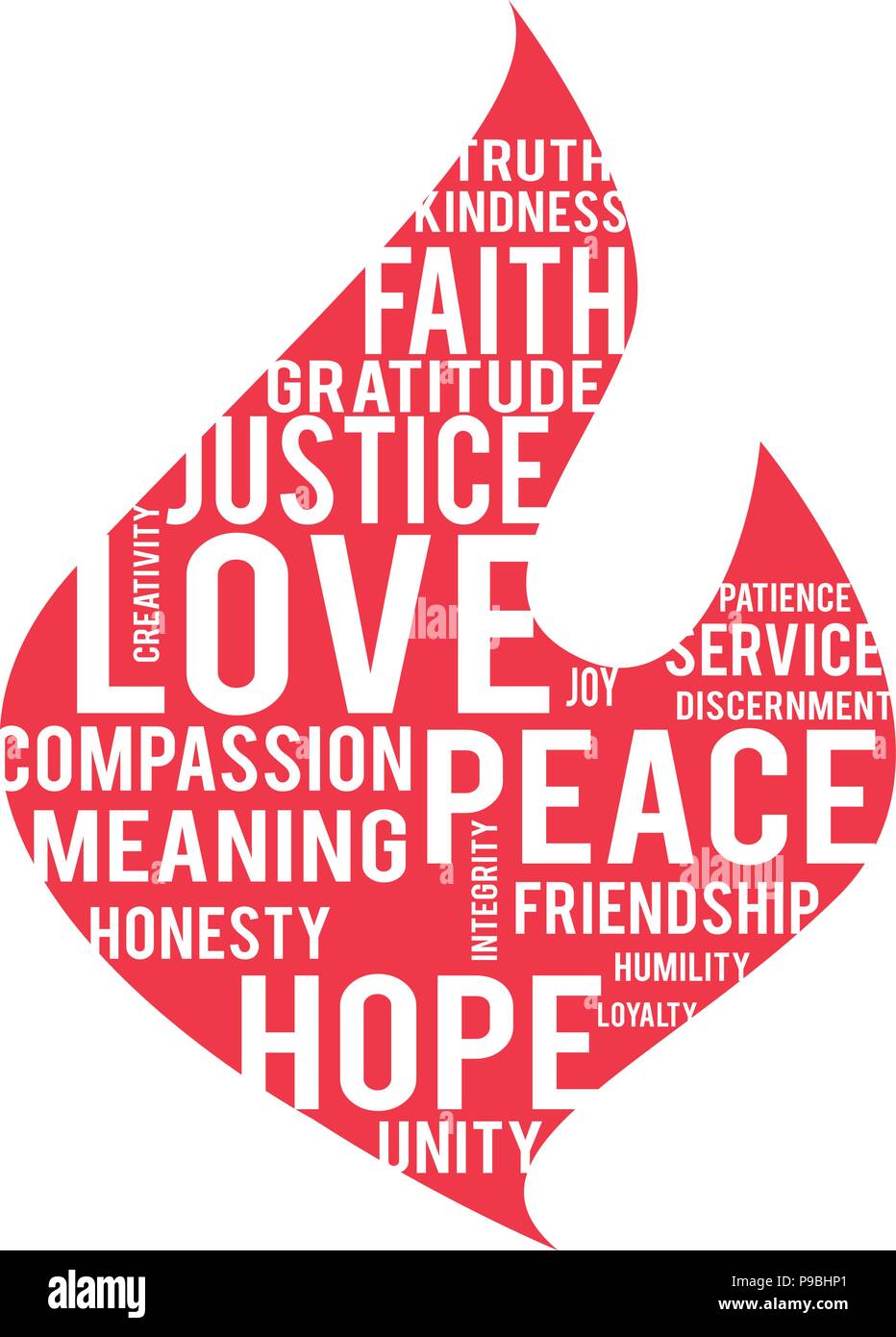 Hand drawn vector illustration or drawing of a fire flames and some ...