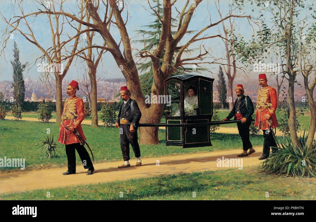 Litter palanquin hi-res stock photography and images - Alamy