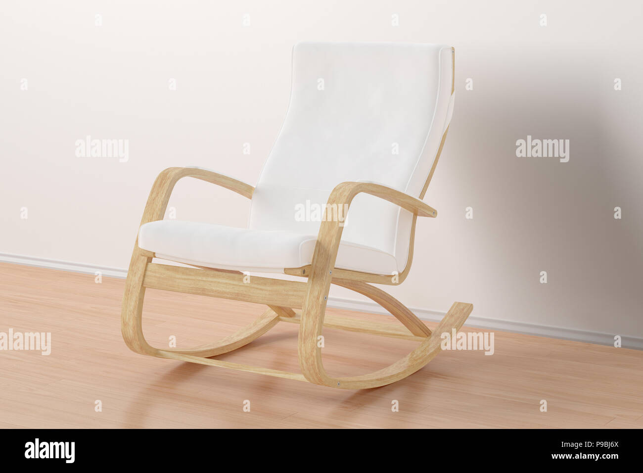 White wicker rocking chair hi-res stock photography and images - Alamy