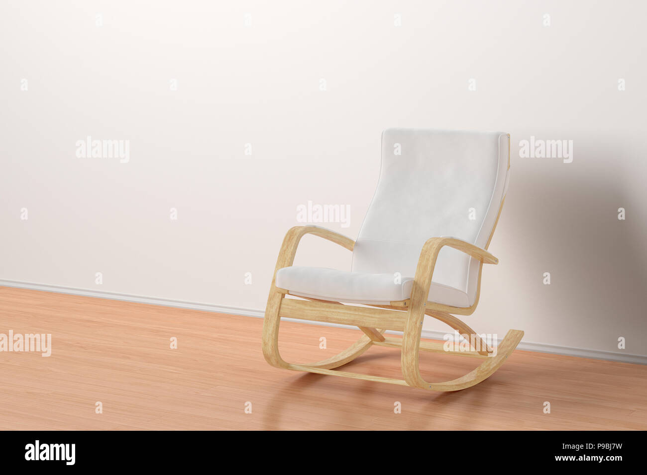 White wicker rocking chair hi-res stock photography and images - Alamy