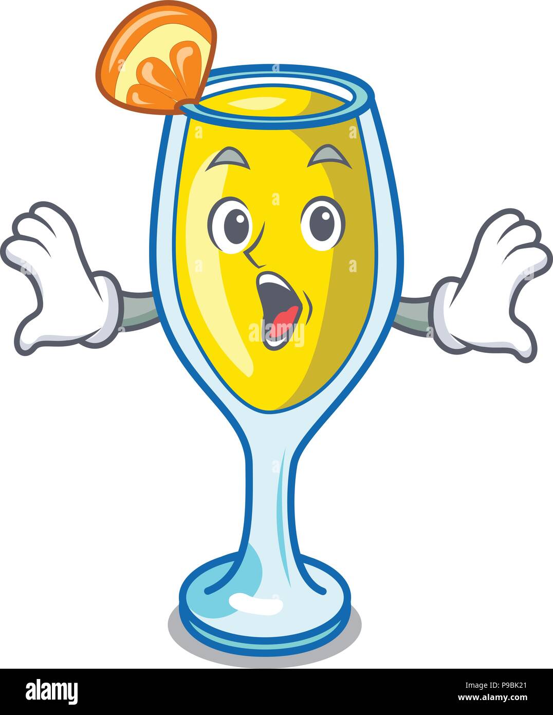 Surprised mimosa mascot cartoon style Stock Vector Image & Art - Alamy
