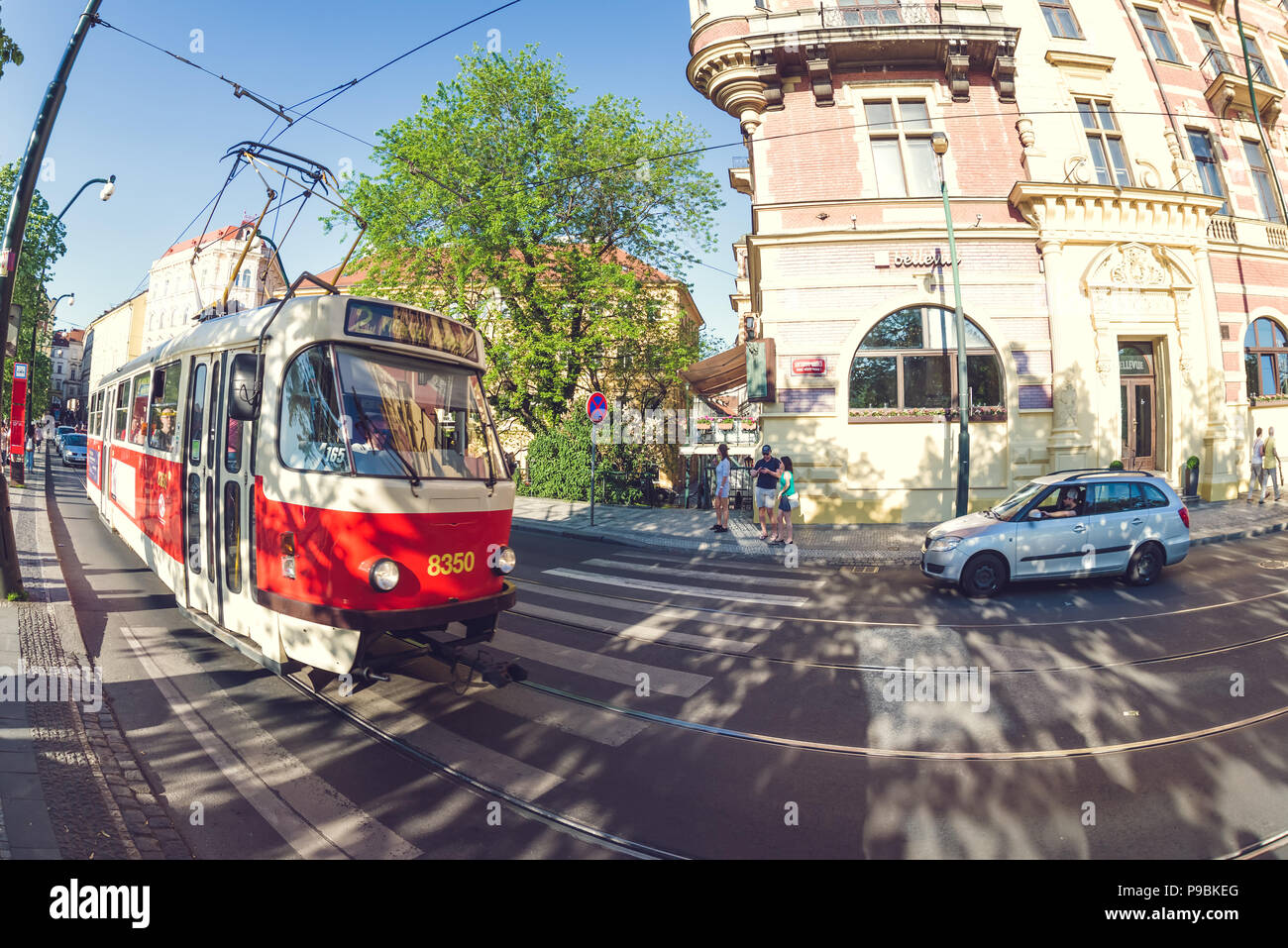 Riverside tram hi-res stock photography and images - Alamy