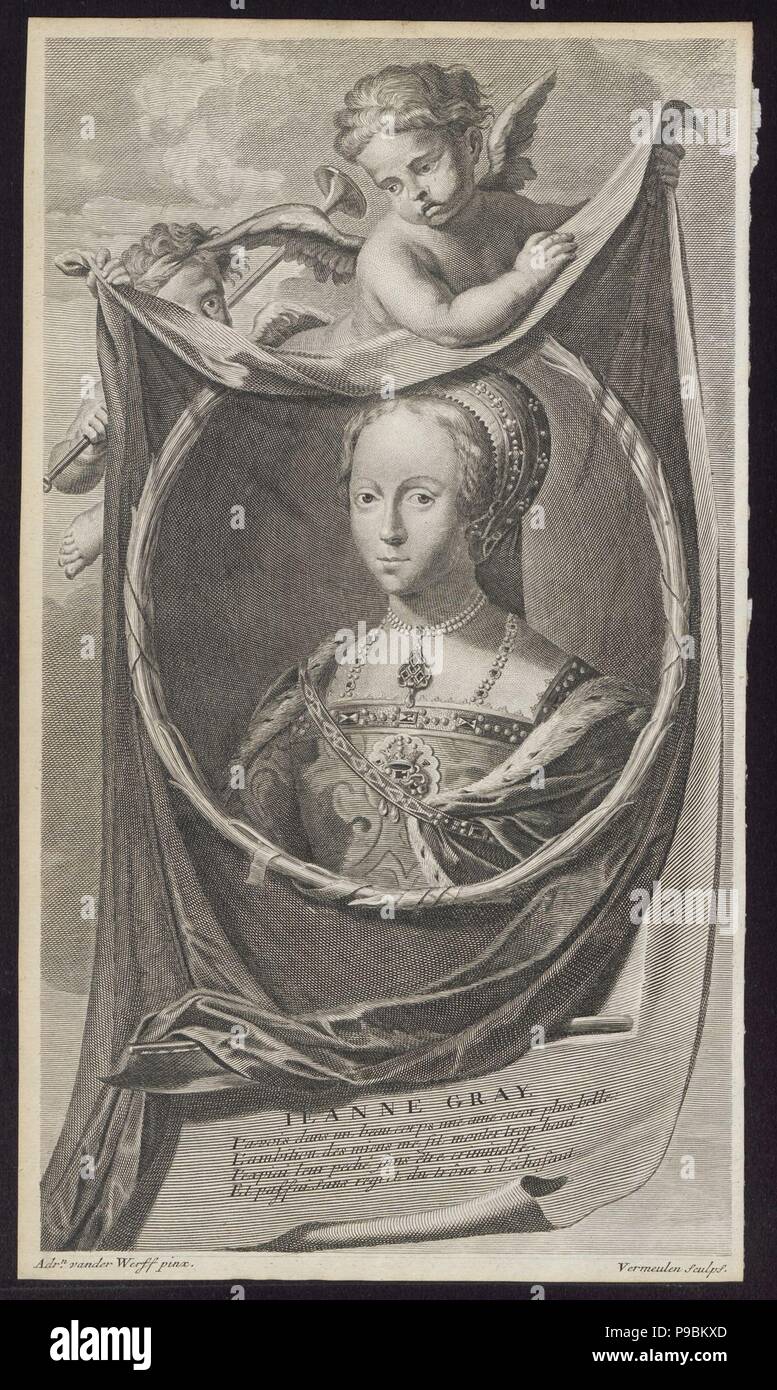 Lady jane grey etching hi-res stock photography and images - Alamy