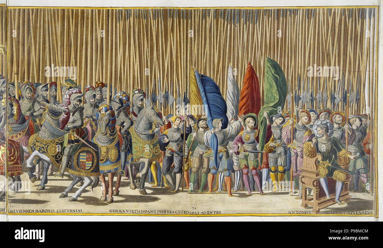 Ceremonial Procession in Bologna on the Occasion of Charles V's ...