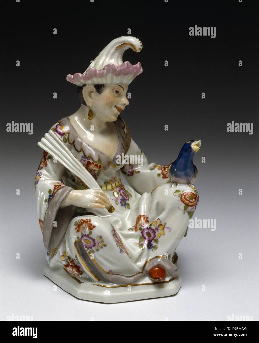 Chinese woman with parrot. Museum: State Hermitage, St. Petersburg ...