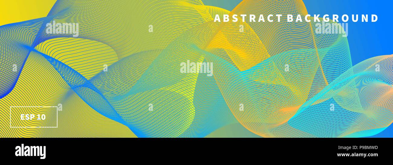 gradient banner, blend lines Stock Vector Image & Art - Alamy