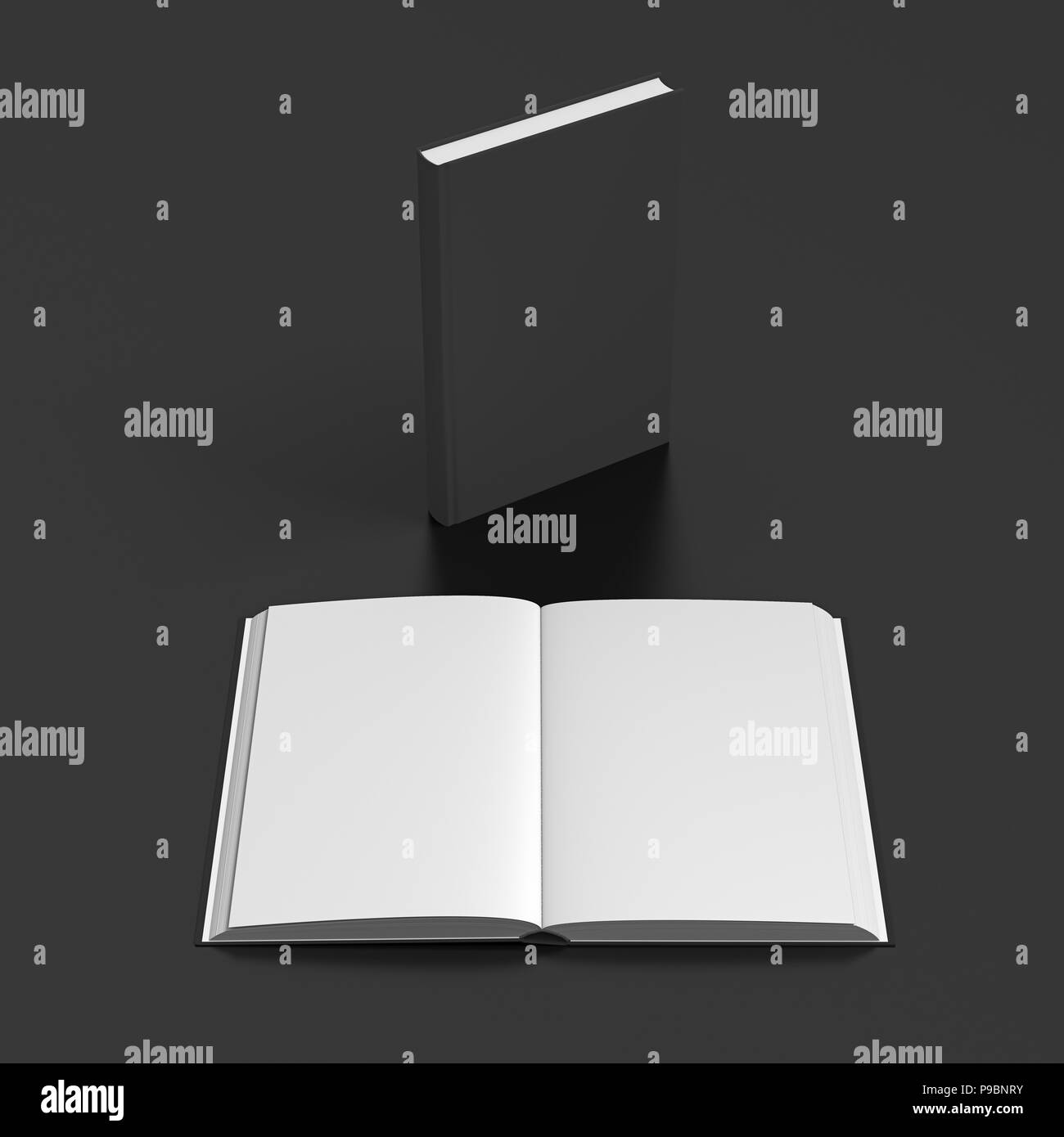 Books open side view Black and White Stock Photos & Images - Alamy