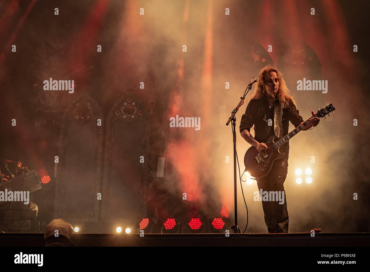 German Thrash Metal Band Kreator Performs A Live At The 2018 Copenhell