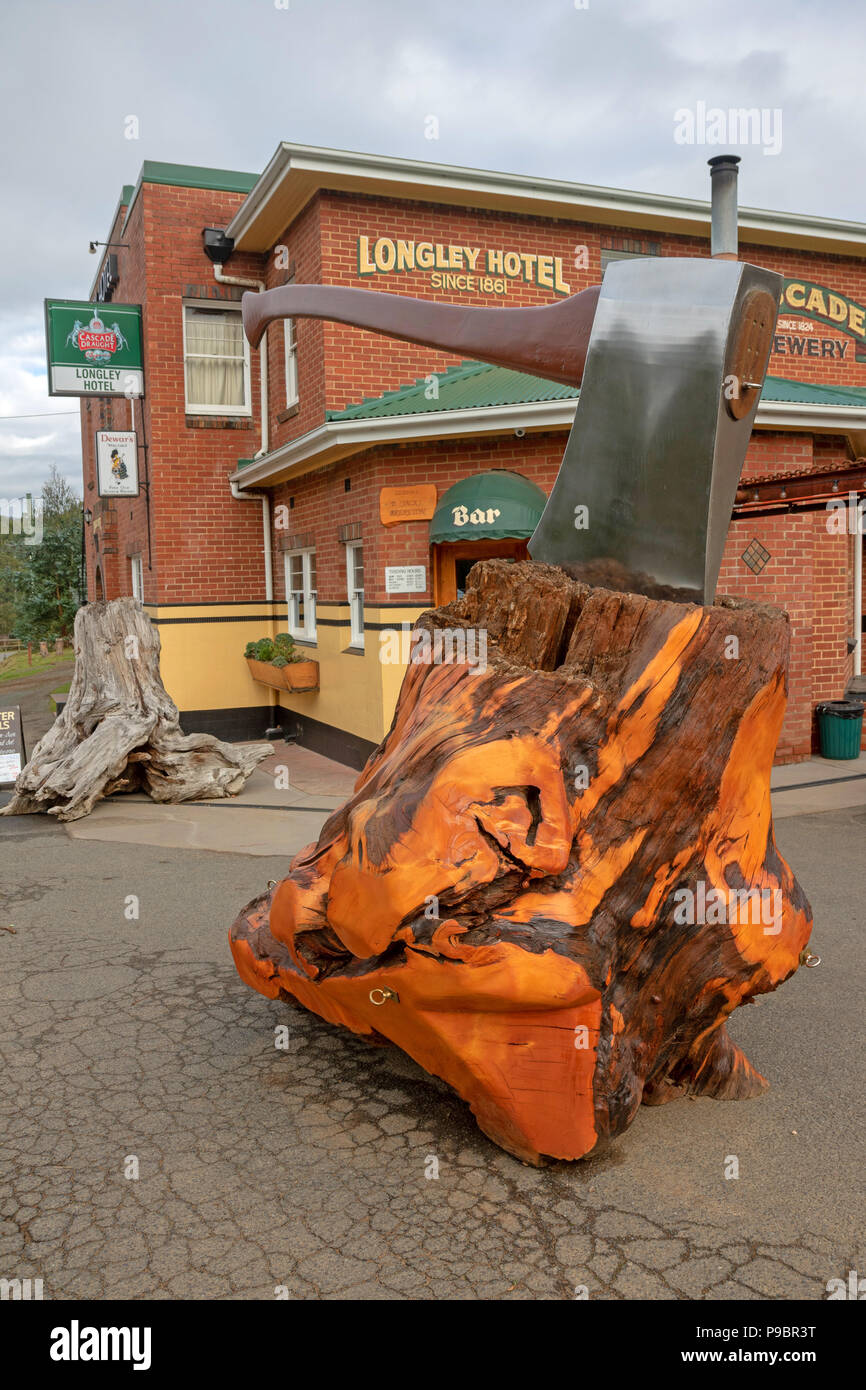 The Longley Hotel outside of Hobart Stock Photo - Alamy