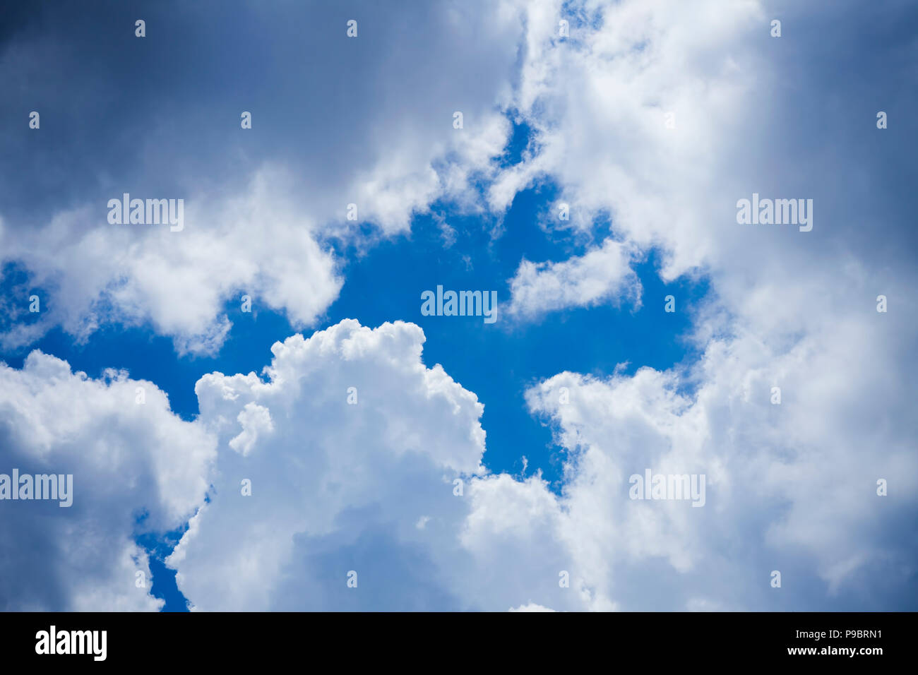 blue sky and beautiful clouds landscape in nature Stock Photo - Alamy