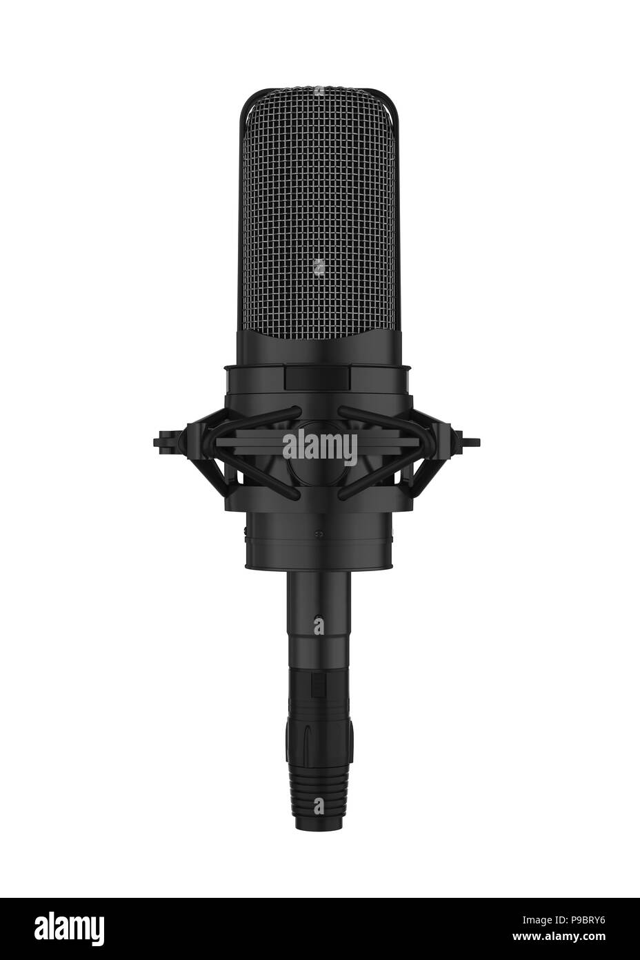 Studio Microphone Isolated Stock Photo - Alamy