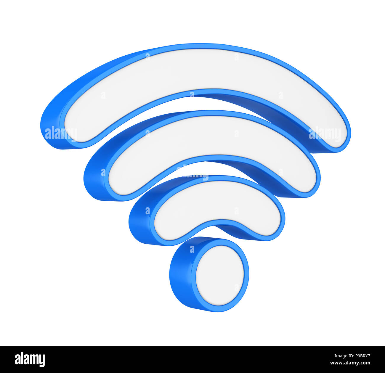 Wireless Network Symbol Isolated Stock Photo - Alamy
