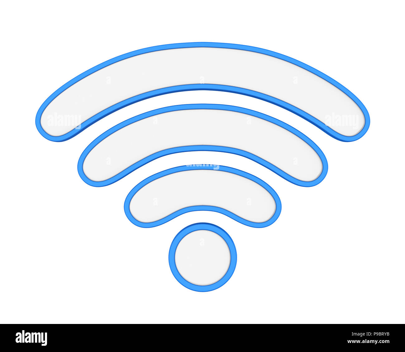 Wireless Network Symbol Isolated Stock Photo - Alamy