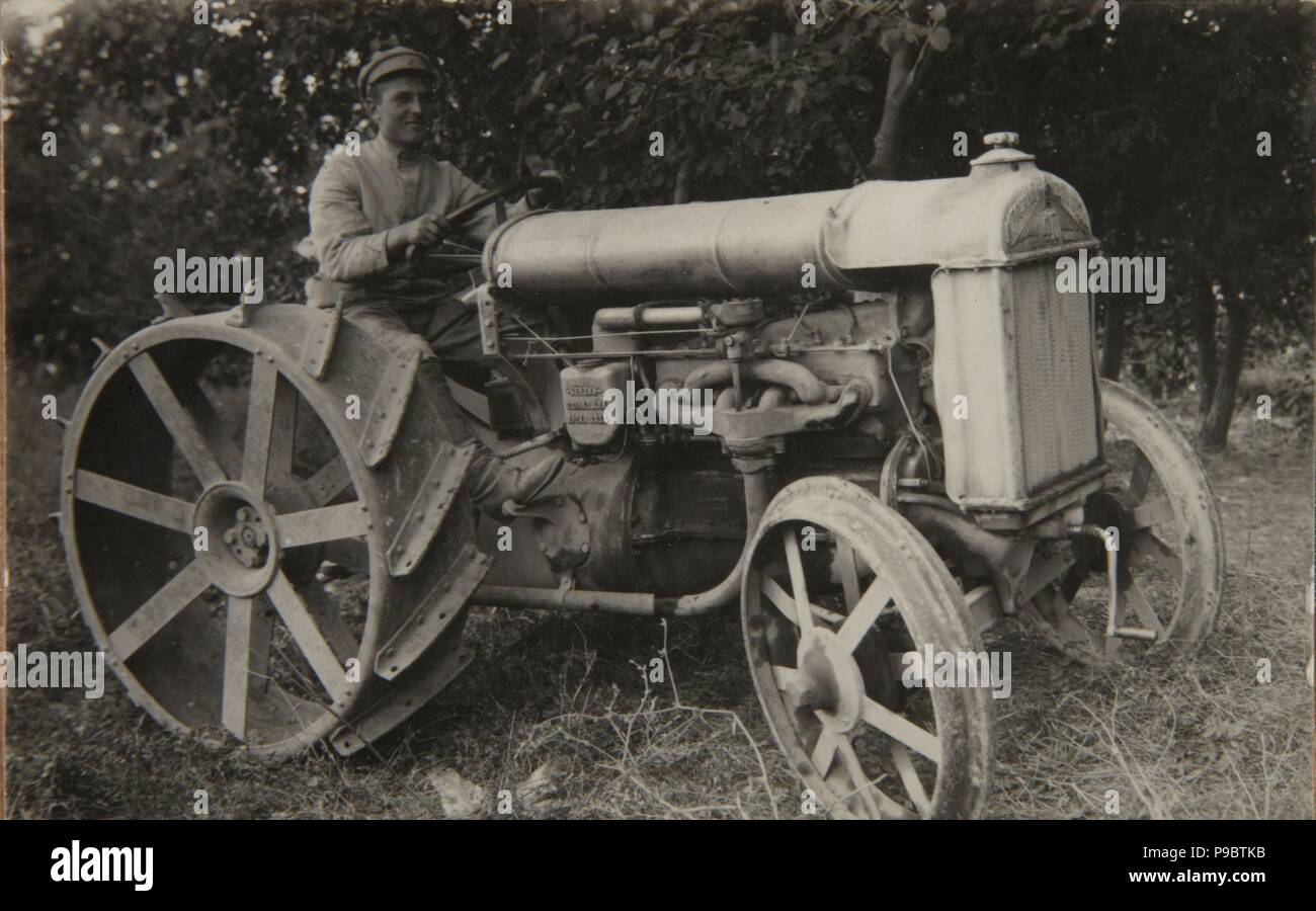 First tractor. Museum: State History Museum, Moscow Stock Photo - Alamy