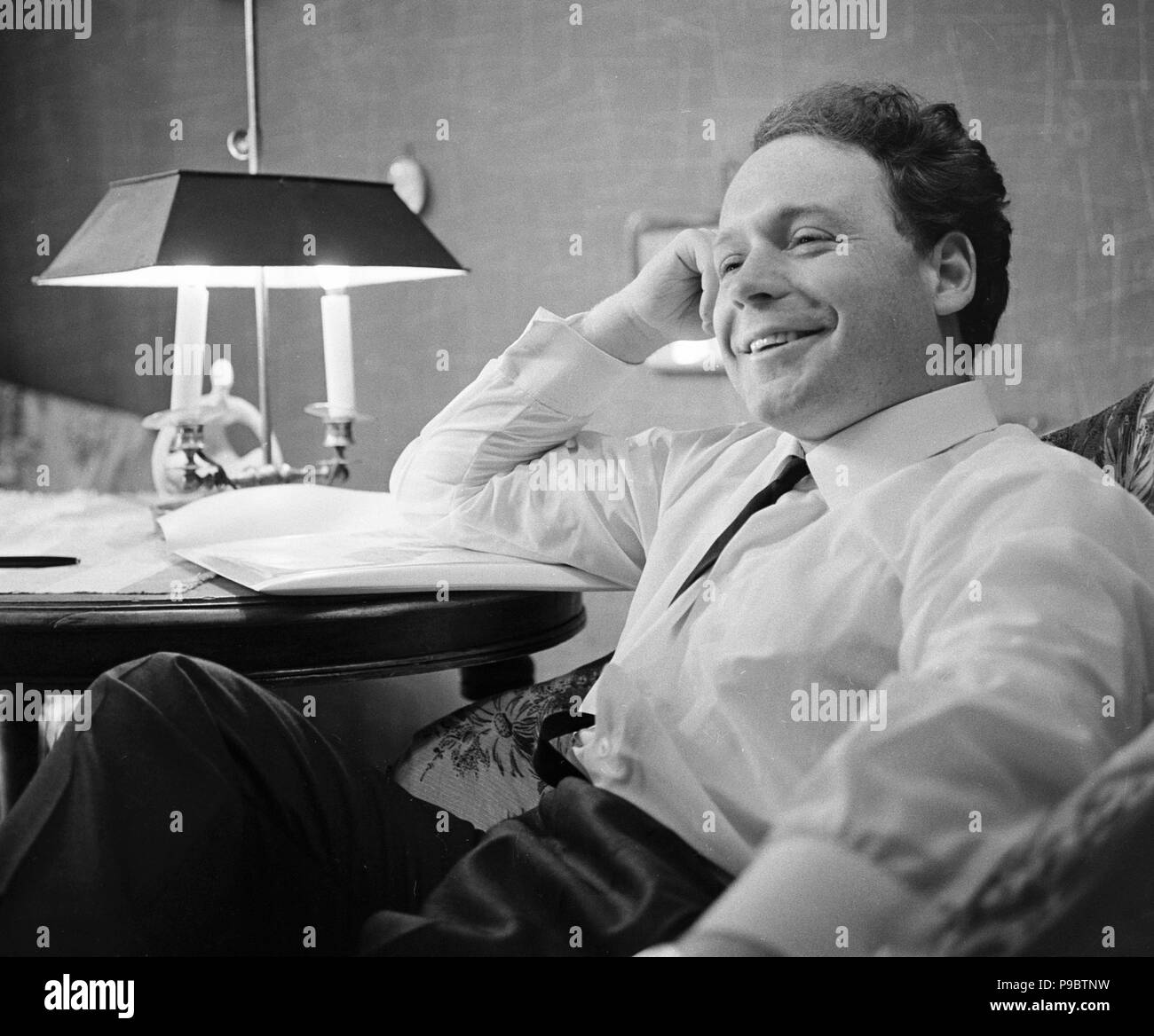 Portrait of the Author and Historian Edvard Radzinsky. Museum: PRIVATE ...