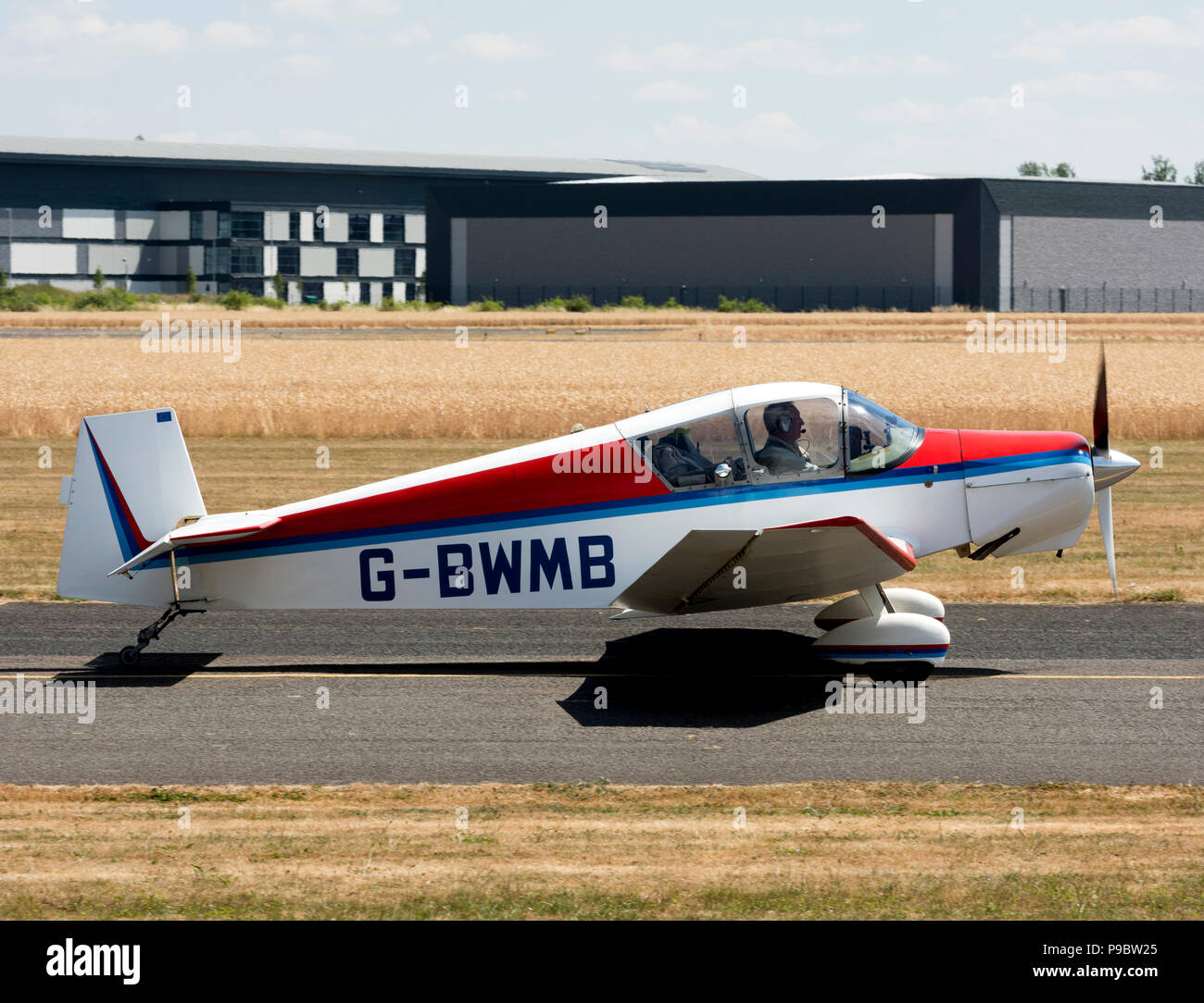 Jodel D119 at Wellesbourne Airfield, Warwickshire, UK (G-BWMB Stock ...