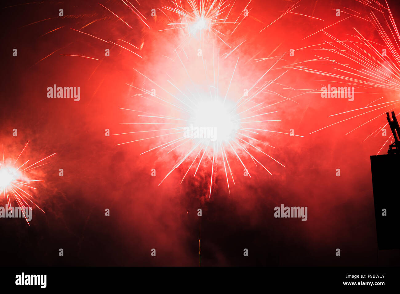Photography of fireworks at night Stock Photo - Alamy